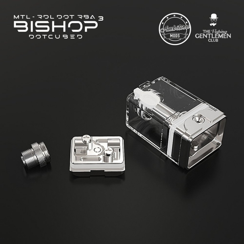 Bishop DotCubed RBA by Ambition Mods & The Vaping Gentlemen Club - vbar.it